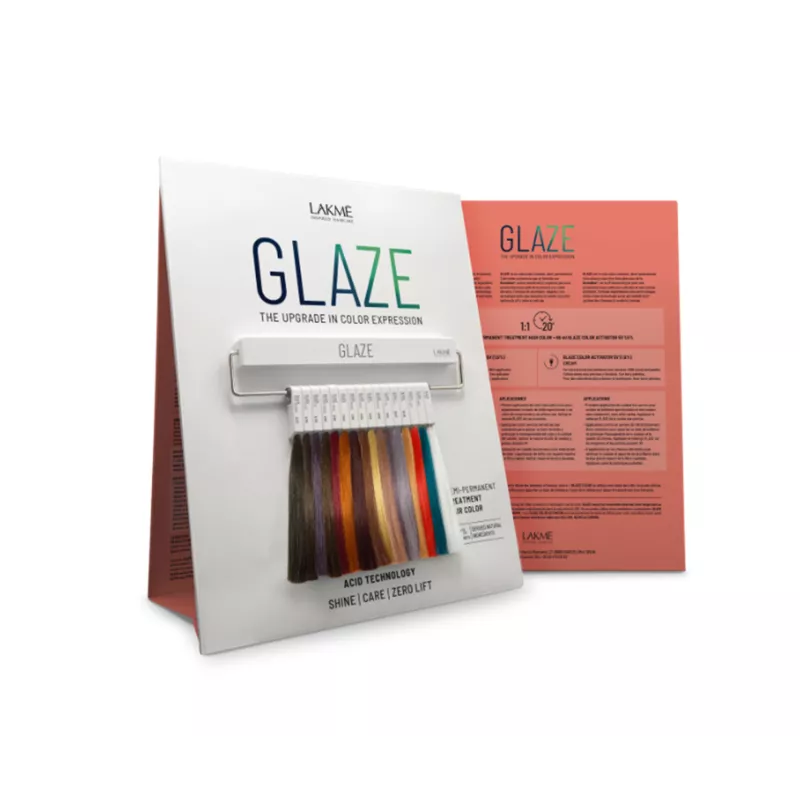 Coloration semi permanente Glaze Lakmé. Box découverte.